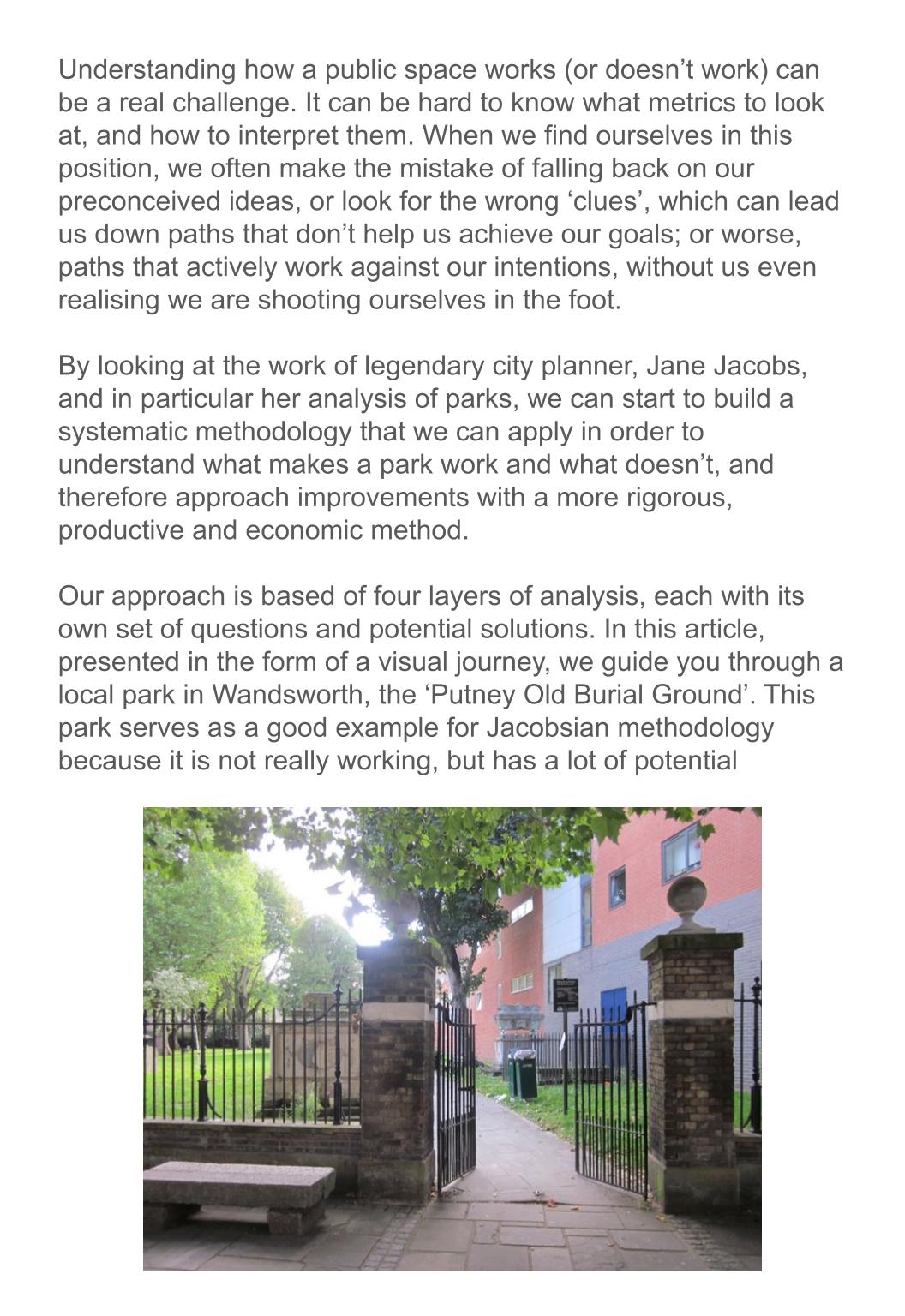 The secret to better parks – a visual essay – The Archive of Free Thinking